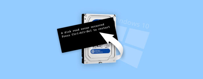 “发生磁盘读取错误”：如何在Windows 10上修复