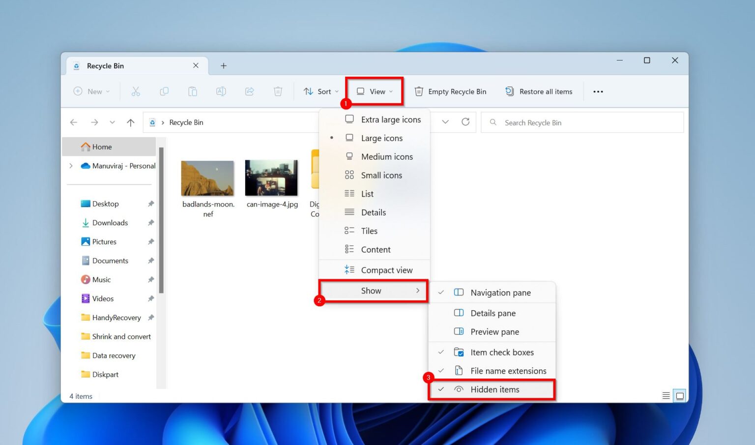 How to Recover Deleted Files Not In Recycle Bin on Windows