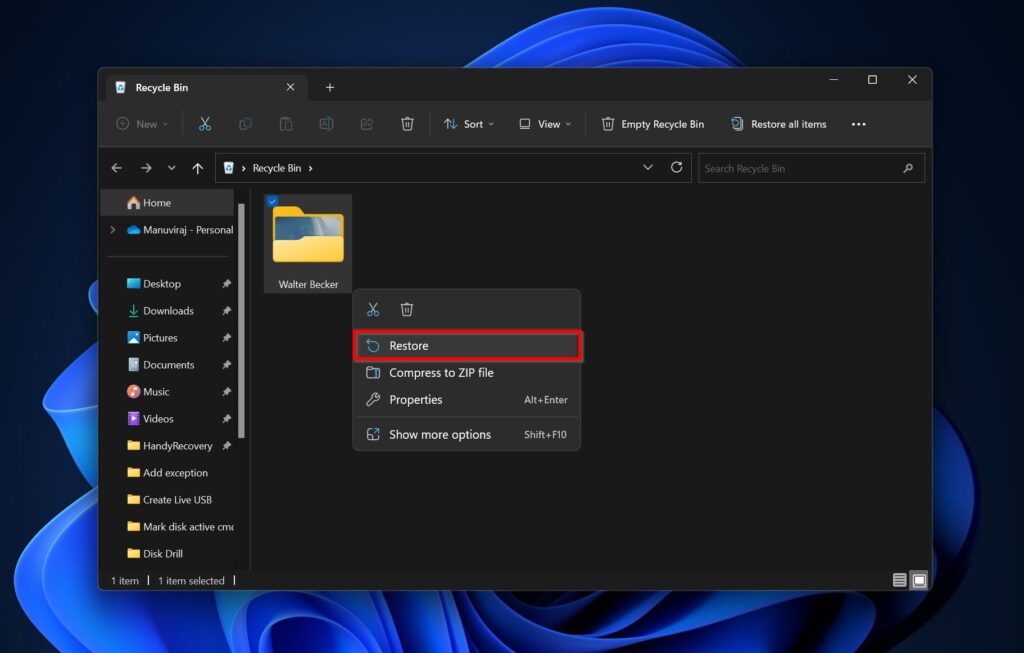 Windows에서 사용자 프로필을 복구하고 데이터를 복원하는 방법