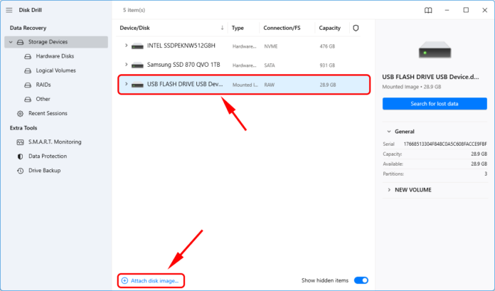 하드 드라이브에서 ESD USB로 변환된 데이터를 복구하는 방법