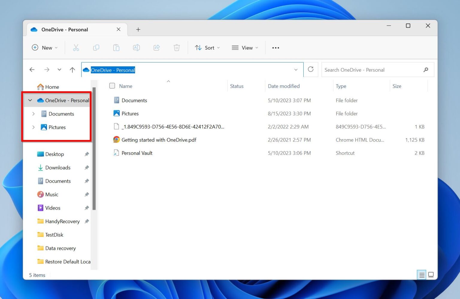 How to Restore Disappeared My Pictures Folder on Windows