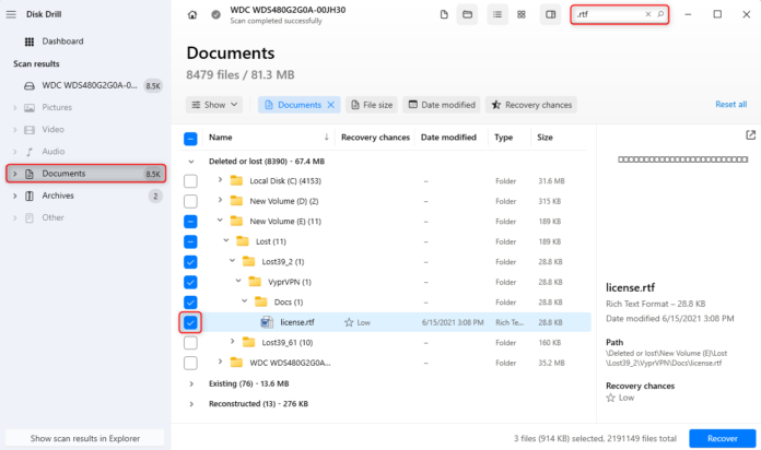 How to Recover Deleted/Unsaved WordPad Documents on Windows
