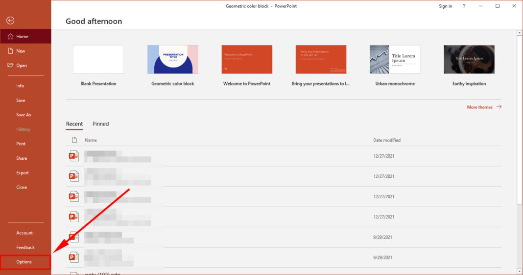 Hoe een verwijderde PowerPoint-presentatie te herstellen op Windows