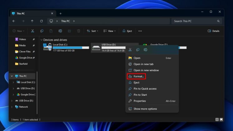 Hur man formaterar en USB-enhet utan att förlora data | Windows